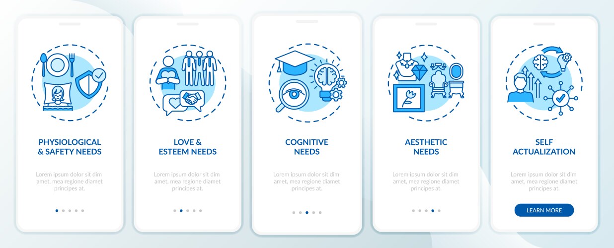 Human needs new Royalty Free Vector Image - VectorStock