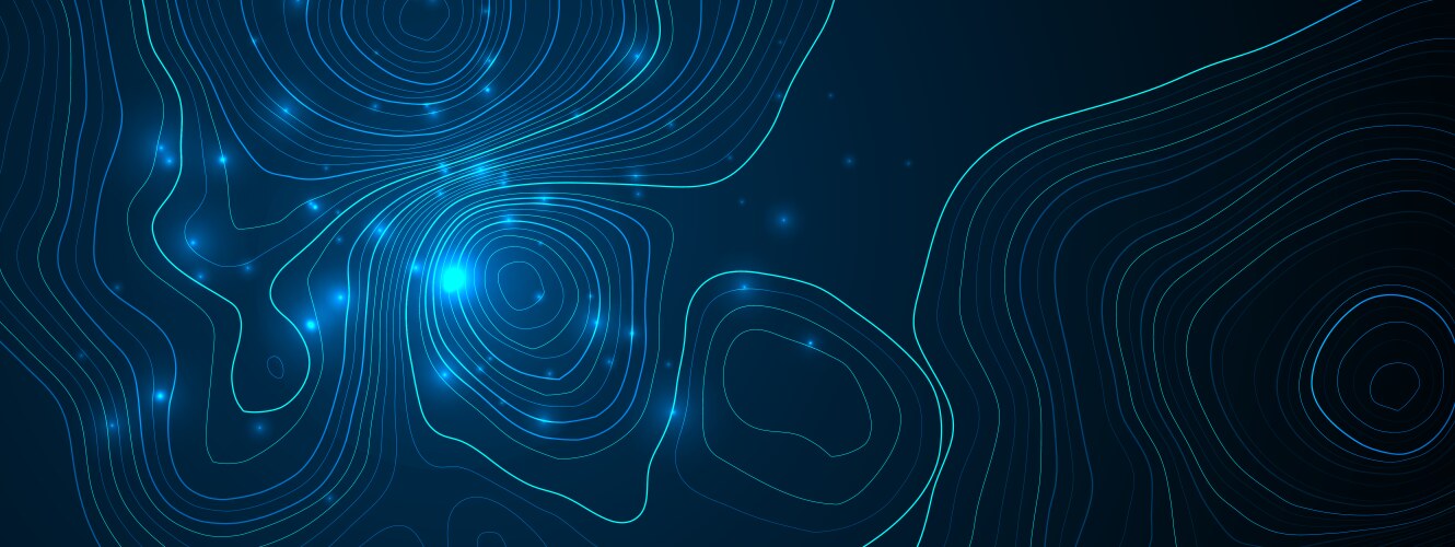 Landscape geodesy topography map background line Vector Image