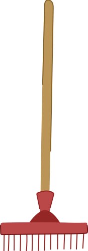 Rake Cartoon Harrow Vector Images (48)