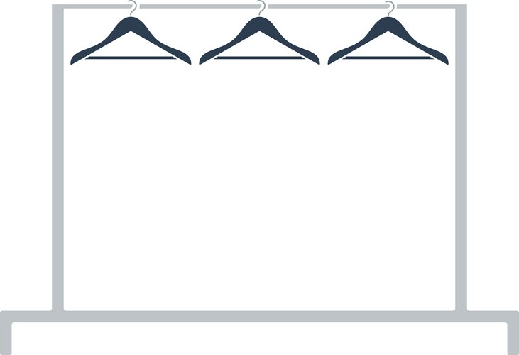 Cloth hanger icon Royalty Free Vector Image - VectorStock