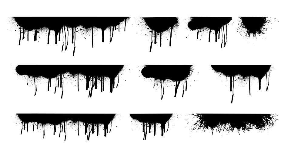 Black Dripping Vector Images (over 62,000)
