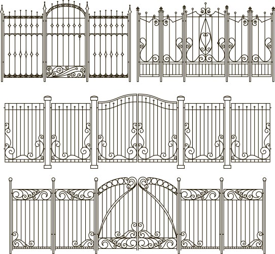 Wrought Iron Gate Vector Images (over 1,700)