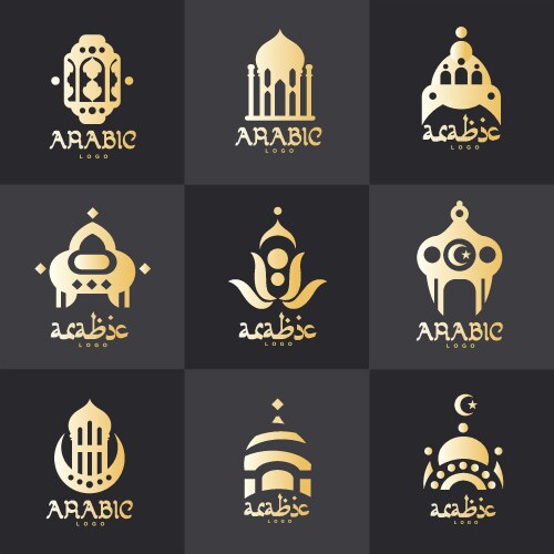 Arabic calligraphy Royalty Free Vector Image - VectorStock