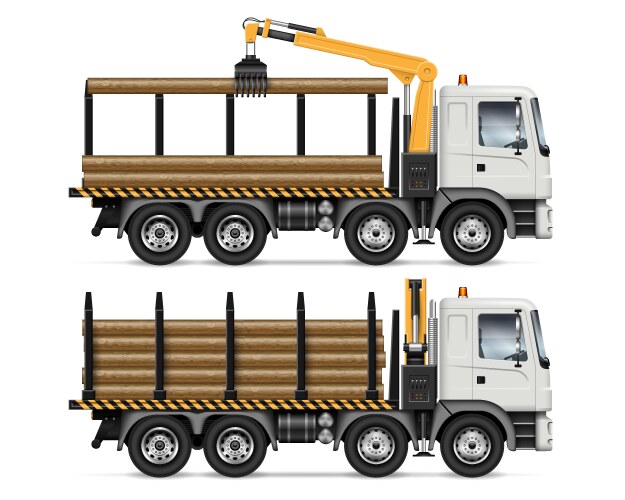 Logging Truck Vector Images (over 1,400)