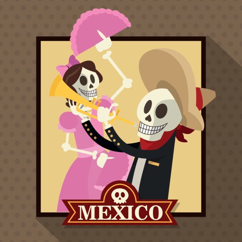 Mexican culture design Royalty Free Vector Image