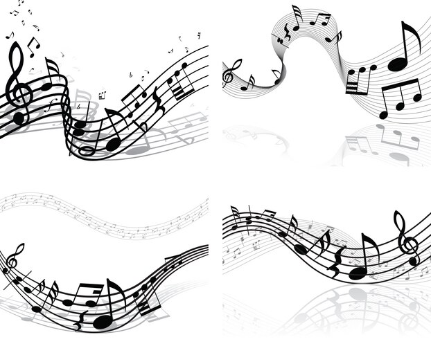 Musical notes Royalty Free Vector Image - VectorStock