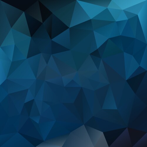 Abstract polygonal background dark blue mosaic Vector Image