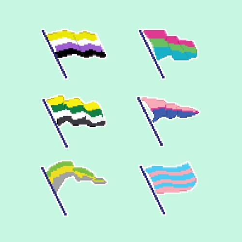 Pixel Art Gay Vector Images (93)