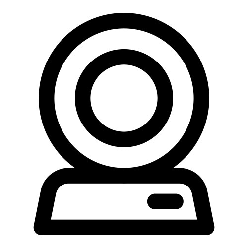 Personal surveillance with a spy camera Royalty Free Vector