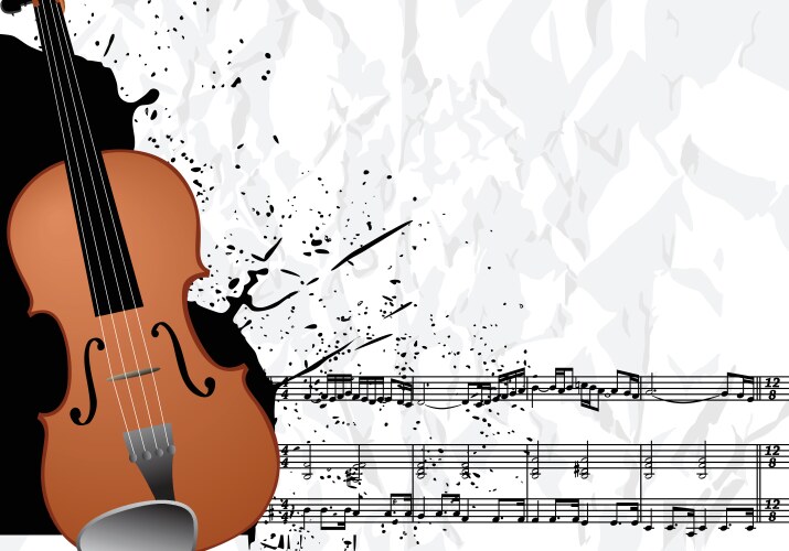 Group of musician orchestra instrument Royalty Free Vector