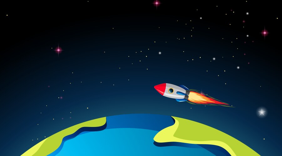 Ufo poster or banner unidentified flying object Vector Image