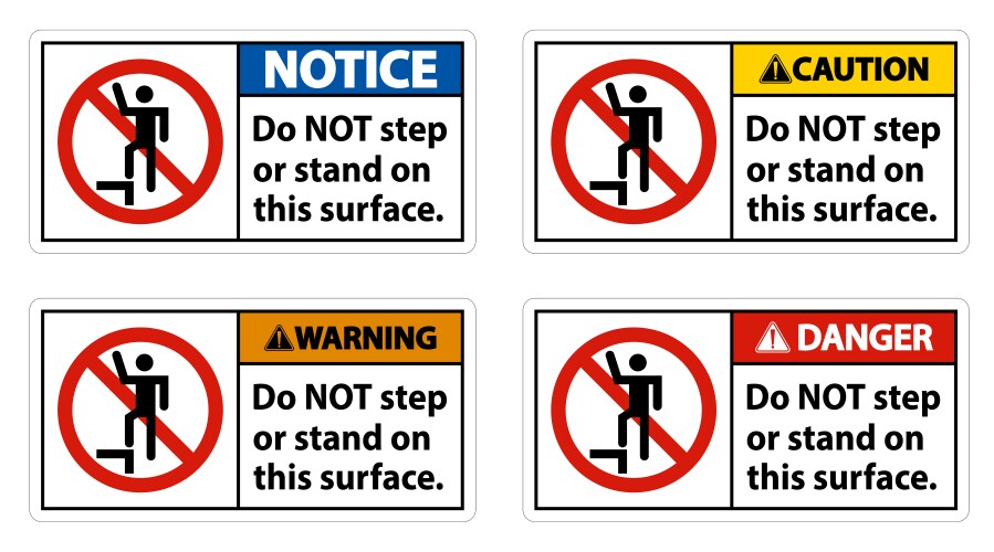 Do not Step Vector Images (over 450)
