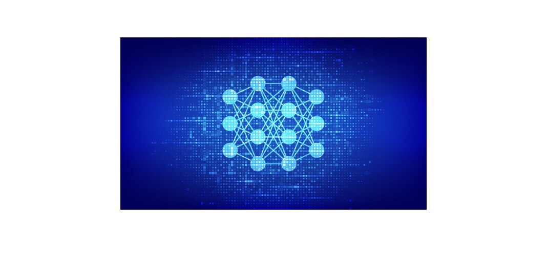 Machine learning icon made with binary code ai Vector Image