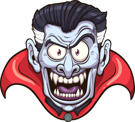 Cartoon vampire Royalty Free Vector Image - VectorStock