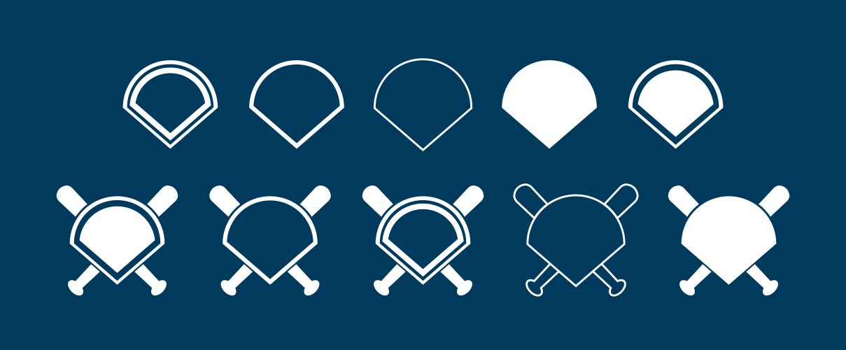 Baseball Home Plate Logo Vector Images (over 410)