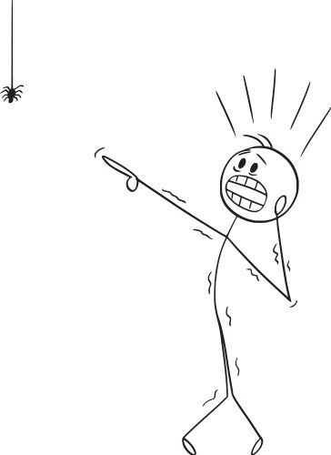 Scared Stickman Vector Images (92)