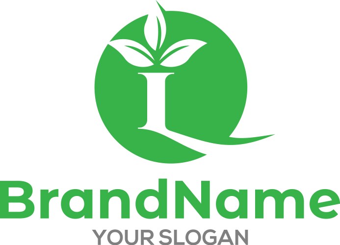 Simple life tree logo design Royalty Free Vector Image