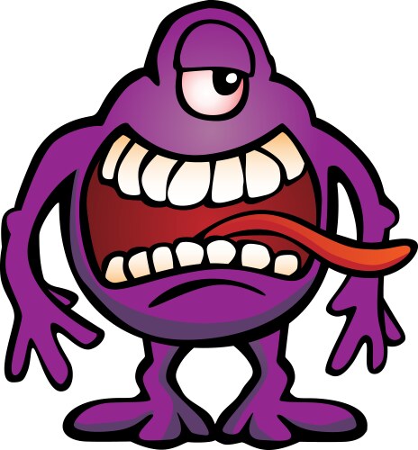 Monster funny Royalty Free Vector Image - VectorStock