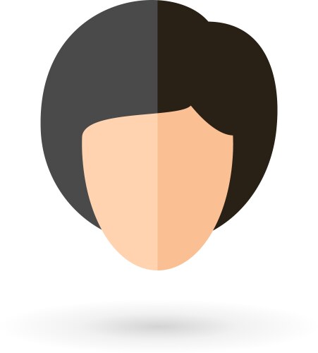 Male face avatar logo template pictograph Vector Image