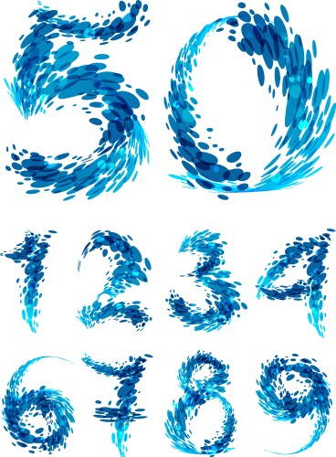 Water Splash Font Water Splash Font Vector Images (over 6,200)