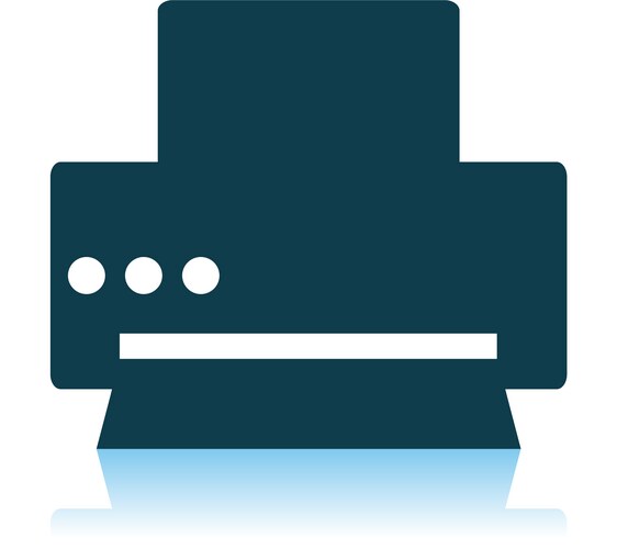 Simple Printer Icon Vector Images (over 6,400)