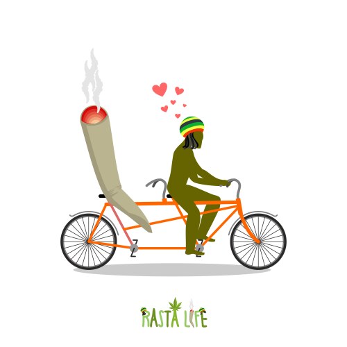 Rasta Man Smoking Vector Images (over 140)