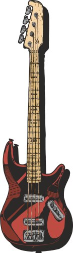 Rock guitar Royalty Free Vector Image - VectorStock