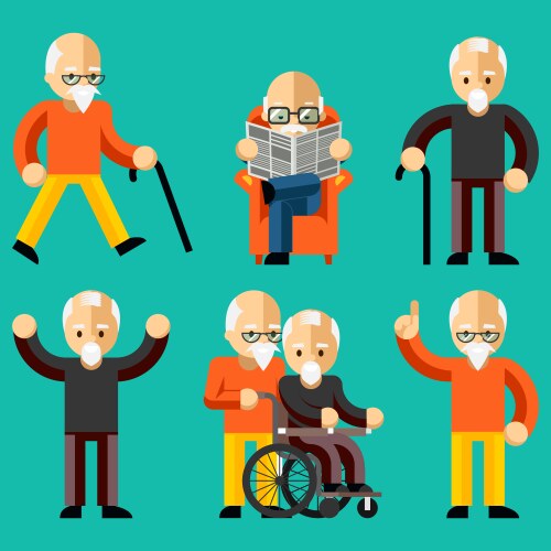 Elderly Care Vector Images (over 25,000)