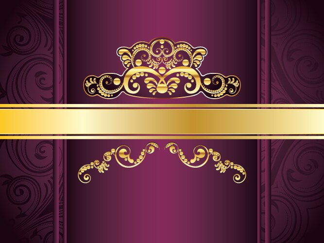 Royal background Royalty Free Vector Image - VectorStock