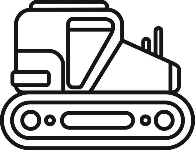 Bulldozer Drawing Vector Images (over 1,700)