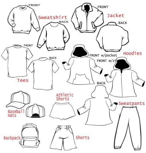 Clothing Outlines Vector Images (over 180,000)