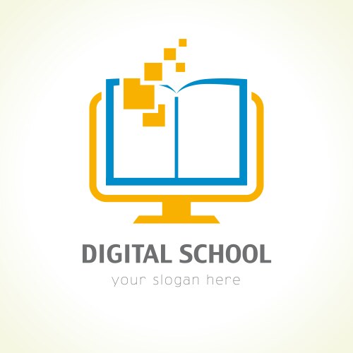 Education book logo icon Royalty Free Vector Image