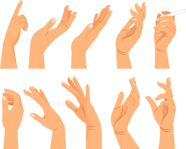 Hand Poses Vector Images (over 54,000)
