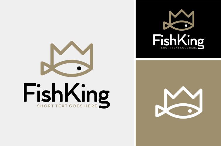 Fish with Crown Vector Images (over 2,100)