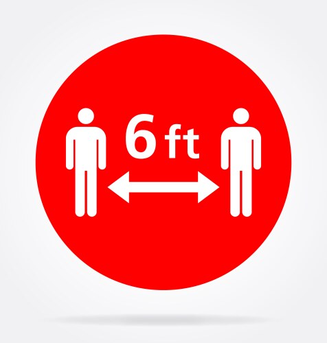 No feet sign Royalty Free Vector Image - VectorStock