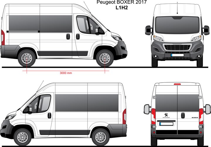 Peugeot boxer Vector Images & Graphics for Commercial Use | VectorStock