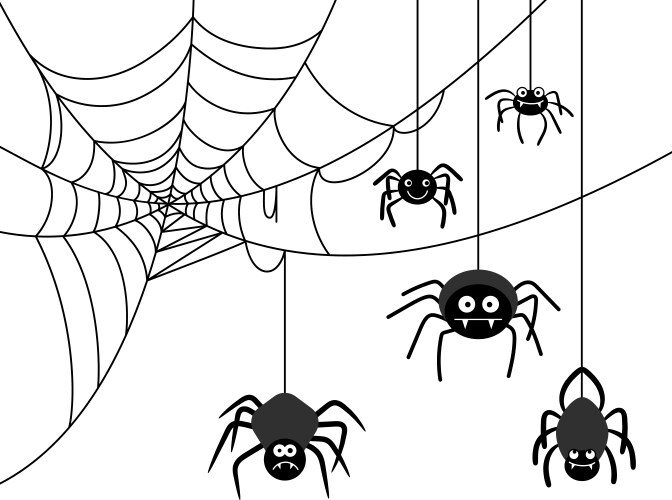 Spider Web Cartoon Vector Images (over 19,000)