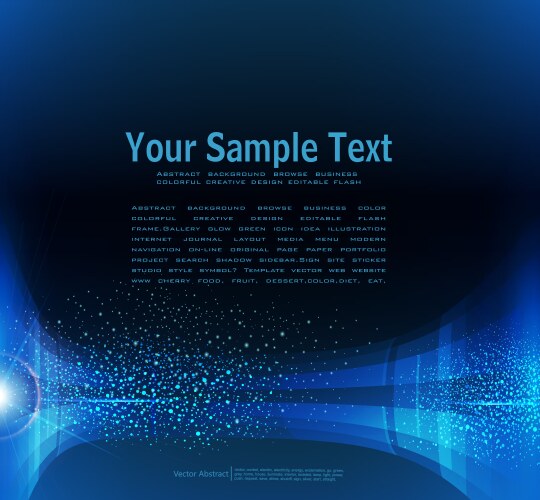 Abstract blue technology concept Royalty Free Vector Image