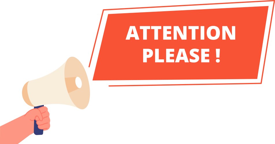 Attention Please Vector Images (over 1,700)