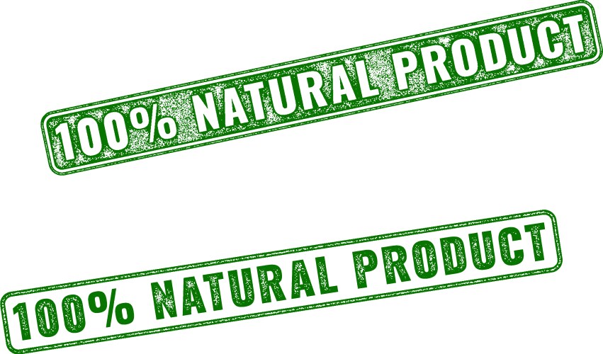 Think green grunge rubber stamp on white Vector Image