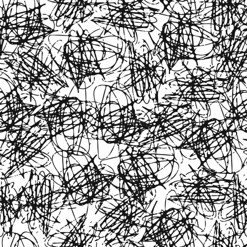 Seamless scribble pattern Royalty Free Vector Image