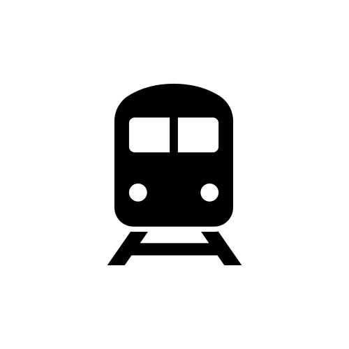 Train logo design inspiration Royalty Free Vector Image