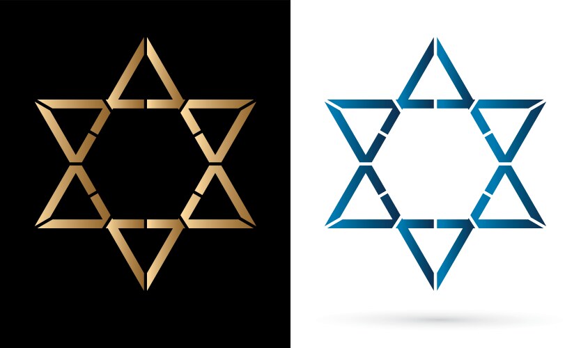 Israel star modern luxury graphic Royalty Free Vector Image