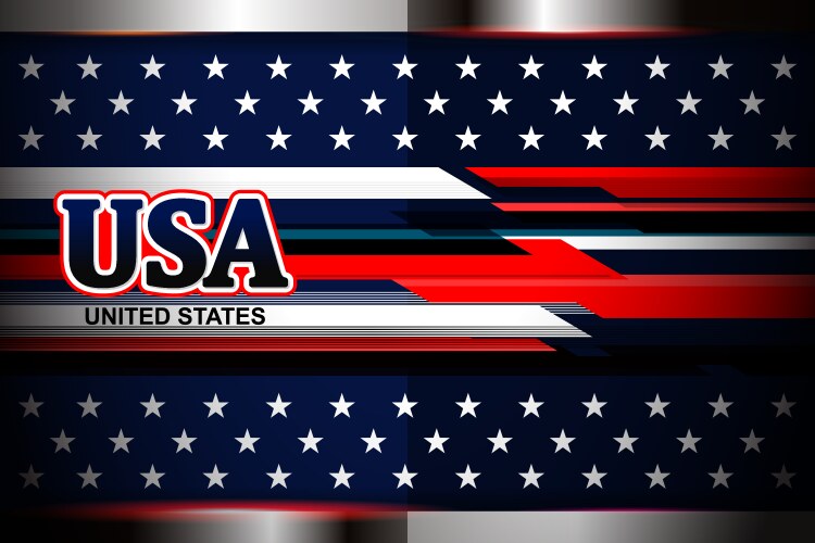 Usa background for independence Royalty Free Vector Image