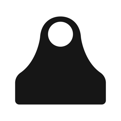 Ear tags for cattle set of blank black and yellow Vector Image