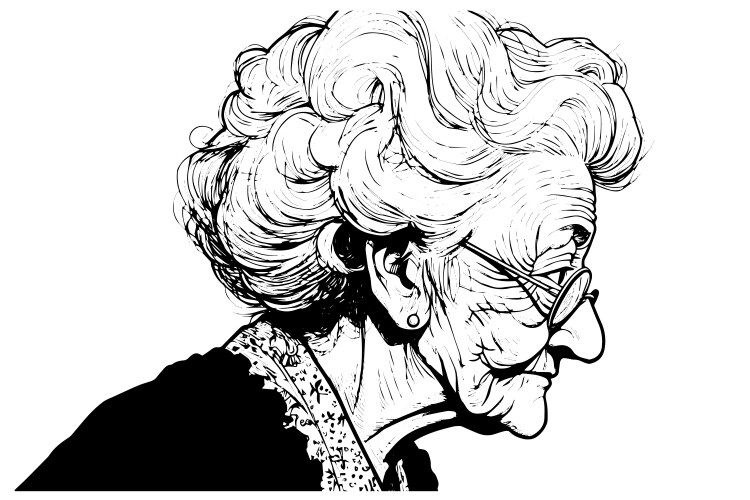 Grandmother Sketch Vector Images (over 950)