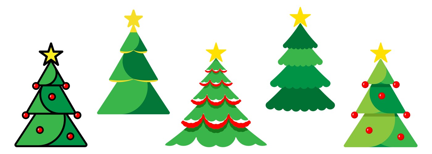 Christmas Tree Clip Art Vector Images (over 10,000)