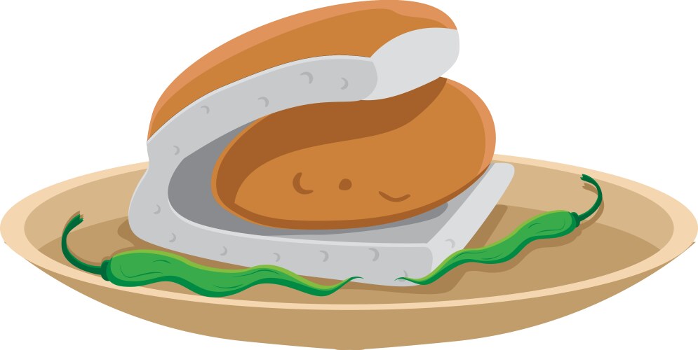 Vada Pav Vector Images (46)