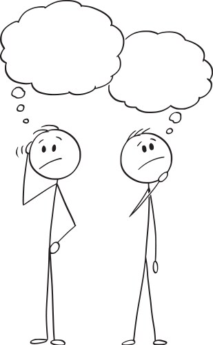 Stick Figure Thinking Vector Images (over 1,800)