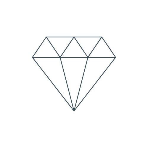 Diamond Outline Shape Vector Images (over 13,000)